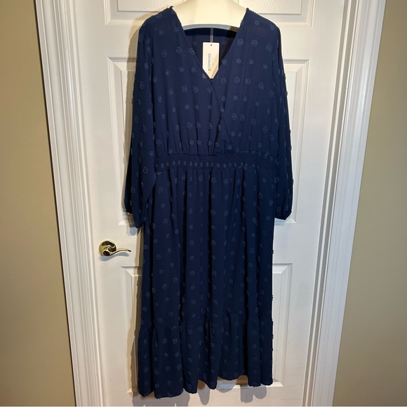 BloomChic | Dresses | Bloomchic Textured Long Sleeve Dress | Poshmark